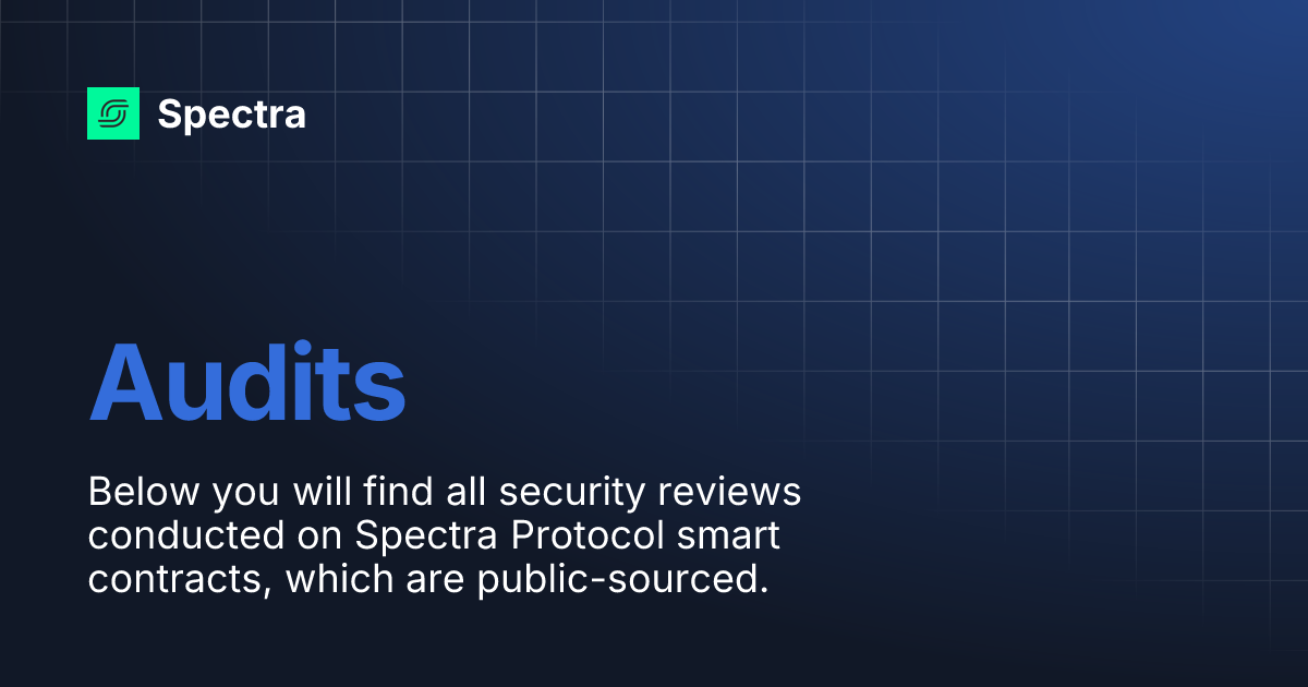 Audits | Spectra